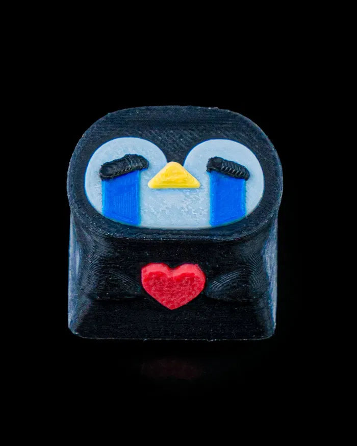 Crying Penguin Keycap - 3D Crazy Works
